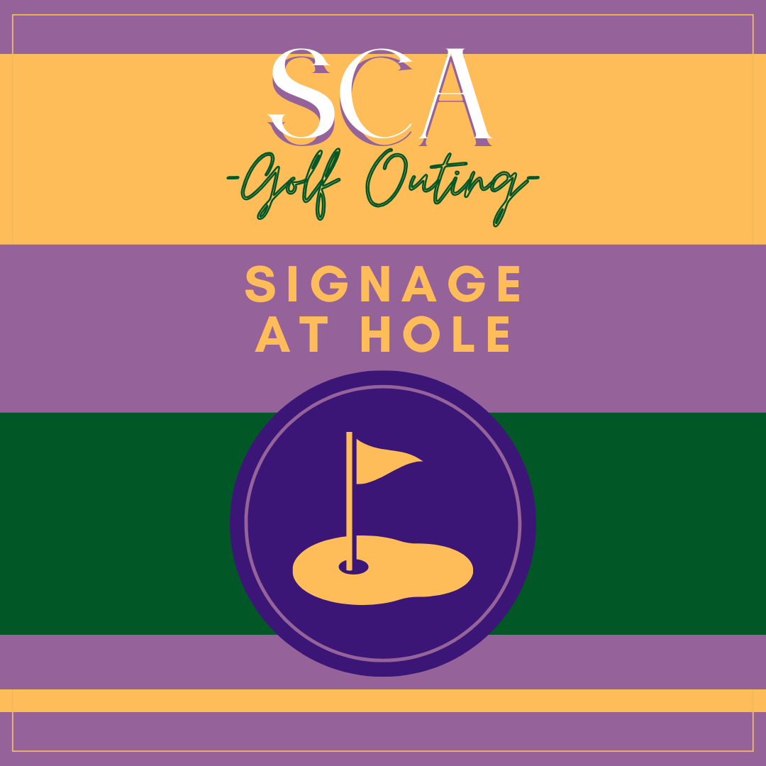 Signage at Hole Sponsorship | Syracuse Claims Association